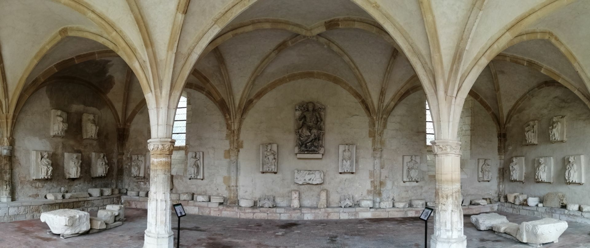 Sculptures at Charroux Abbey